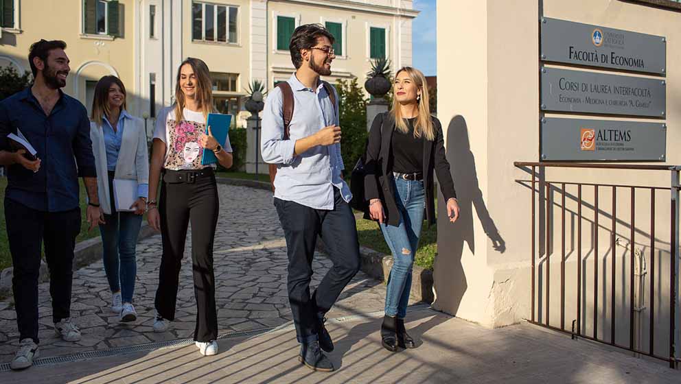 Mappa, strutture e aule didattiche del campus di Roma